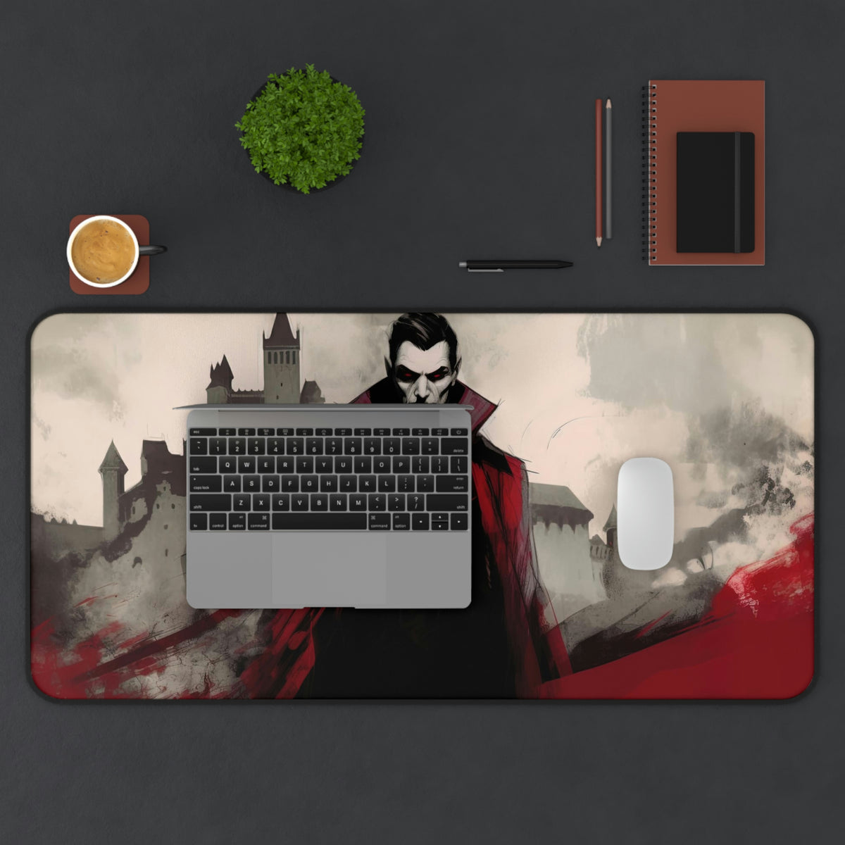 Dracula Vampire Lord Desk Mood Mat Mouse Pad – Kesey Art