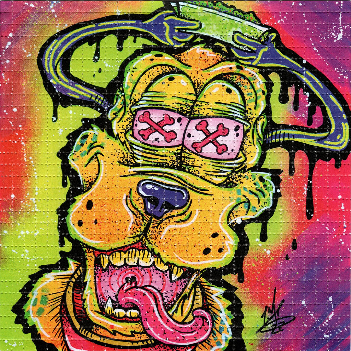 Trip-Doggo by Jay Sween Signed Limited Edition Blotter art – Kesey Art