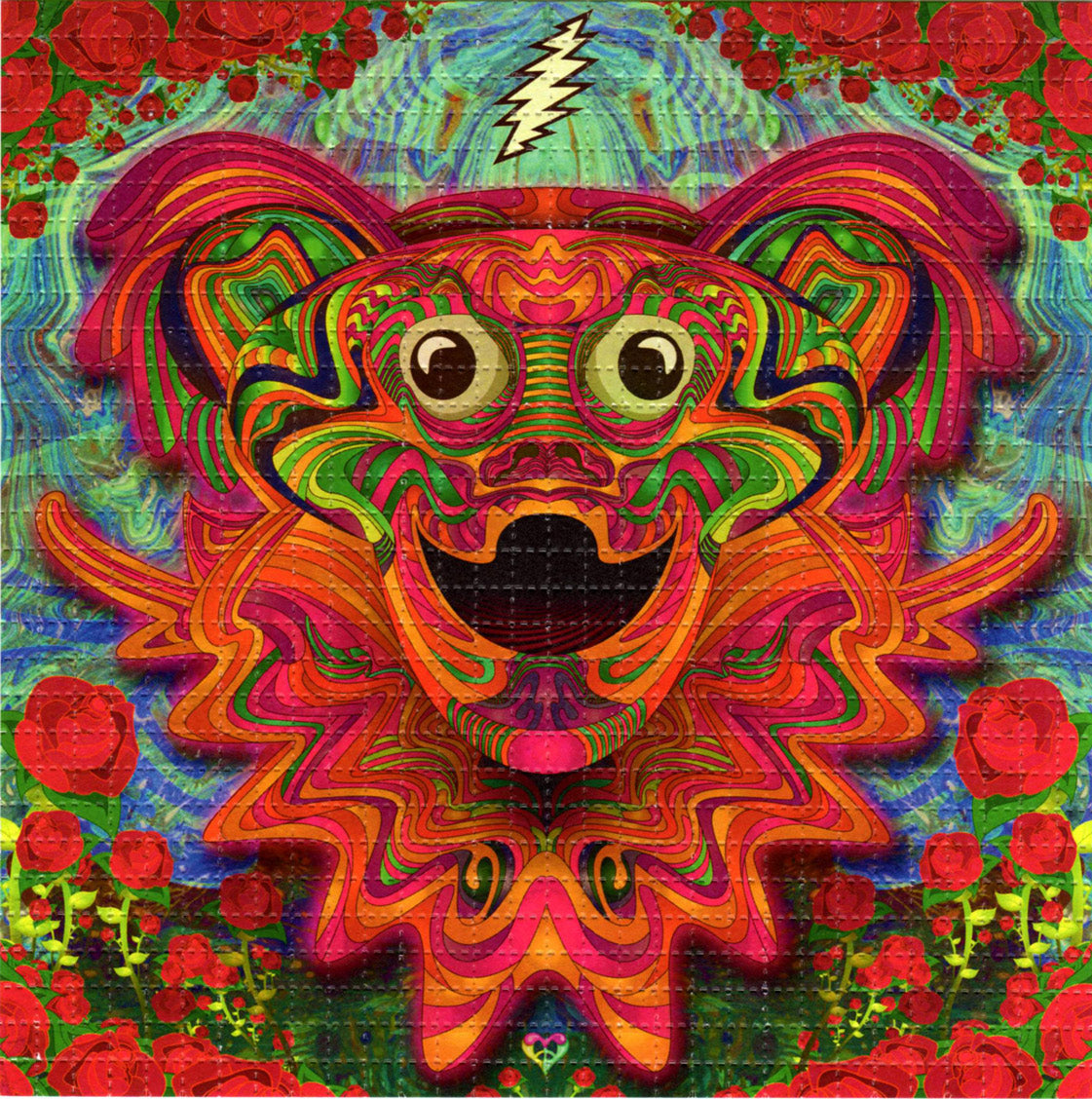 Far Out Bear Grateful Dead BLOTTER ART acid free perforated lsd paper ...