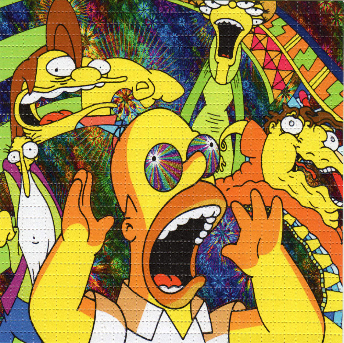 Tripping Out BLOTTER ART acid free perforated lsd paper – Kesey Art