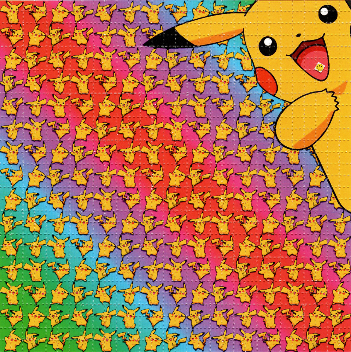 Thunder Rat Tabs Pokemon Dance BLOTTER ART acid free perforated lsd pa ...