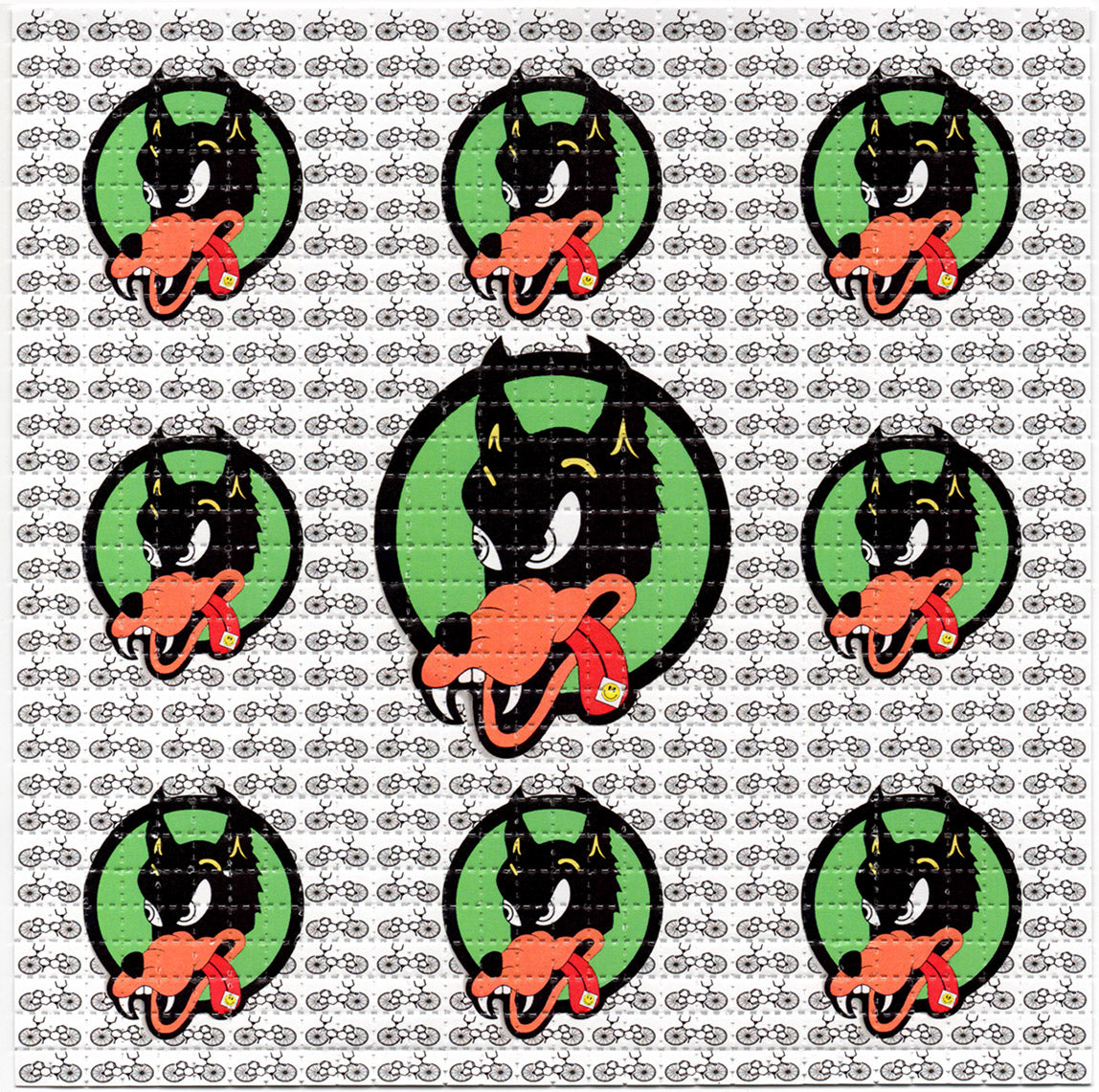 Dire Wolf Tripping Balls Grateful Dead BLOTTER ART acid free perforate ...