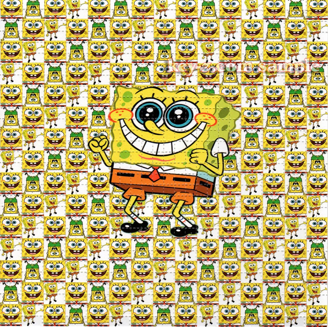 Spun Bob SpongeBob BLOTTER ART acid free perforated lsd paper – Kesey Art
